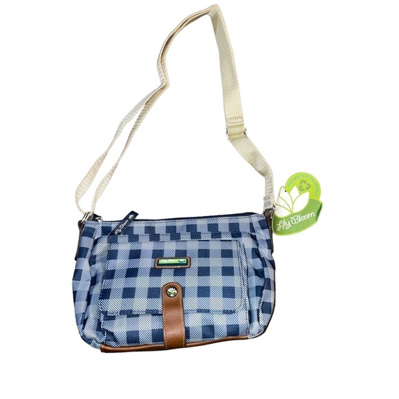 Lily Bloom | Bags | Lilly Bloom Blue Checkers Small Purse Os | Poshmark